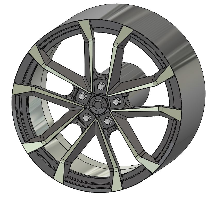 STL file Wheel_199_BGW・3D printing design to download・Cults