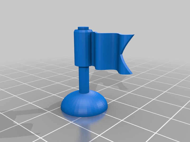 Бесплатный STL файл Battle Flag for Battle Line・3D-печатная модель для ...