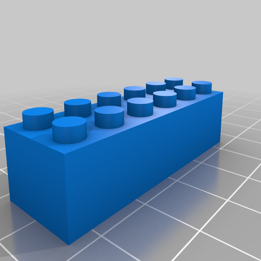 Free STL file Lego Block 6x2x10 🧩・3D print object to download・Cults