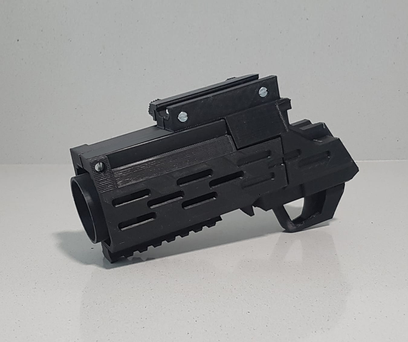 STL file 40mm airsoft granade launcher Kriss Vector style・3D printable ...