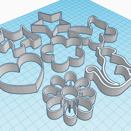 Download free 3D printing files Cake and Biscuit Moulds ・ Cults