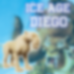 Download free STL file DIEGO Ice Age • 3D printer design ・ Cults