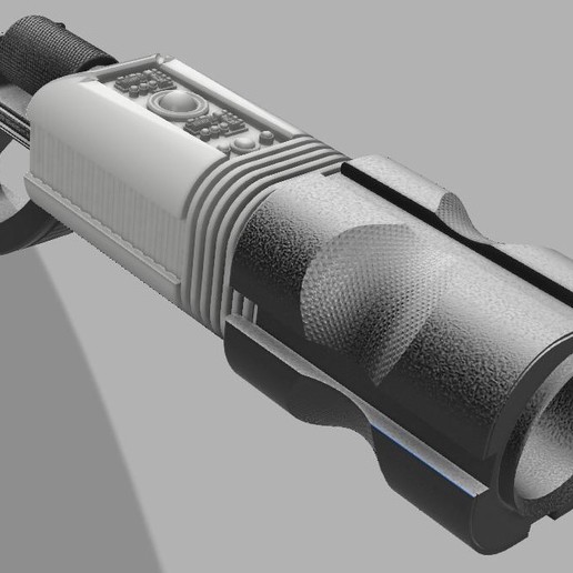 Download STL file Sci-Fi Blaster • 3D printer object ・ Cults