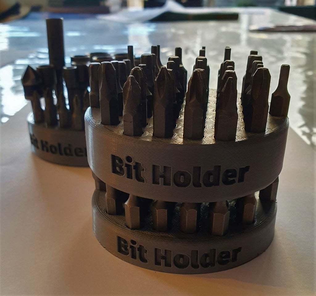Free STL file Stackable bit holder・3D print object to download・Cults