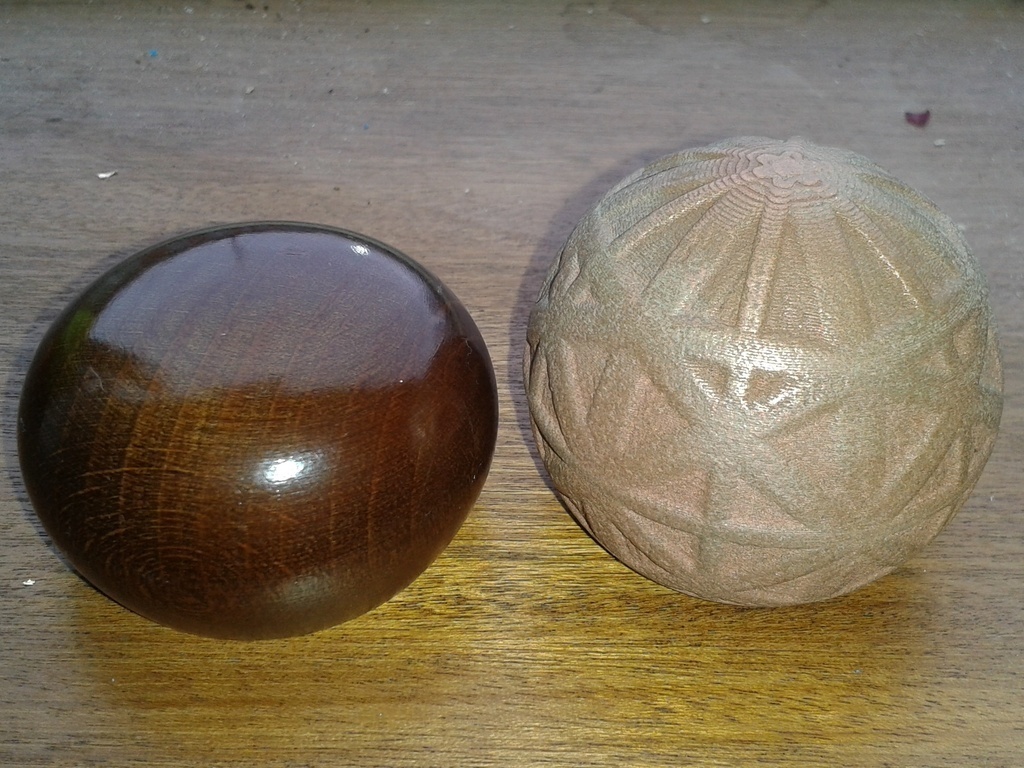 Free 3D file Hiking Pole handle - spherical Kikuchi map・3D printing ...