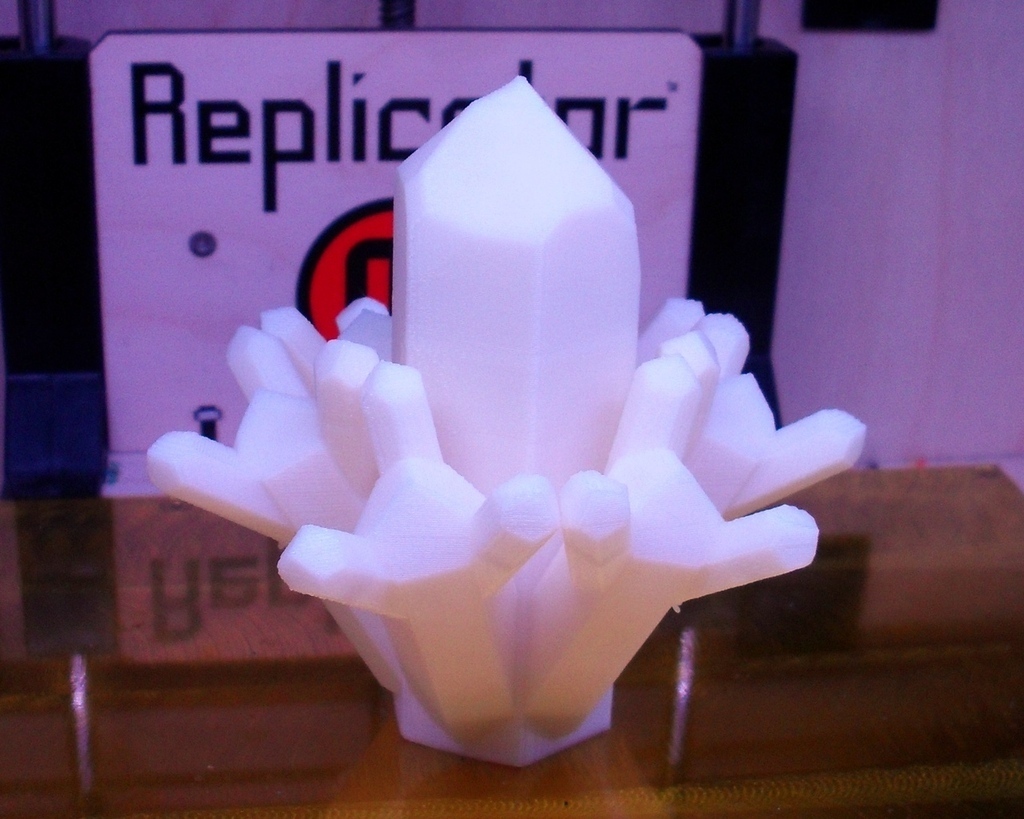 Free 3D file Quartz crystal clump・Template to download and 3D print・Cults