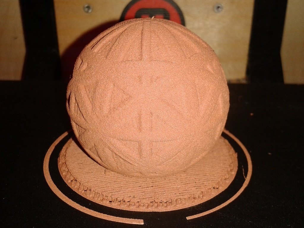 Free 3D file Hiking Pole handle - spherical Kikuchi map・3D printing ...