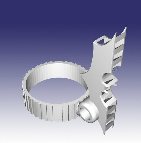 Free STL file YETI 20 oz Batman Handle 🏠・3D printer design to download ...