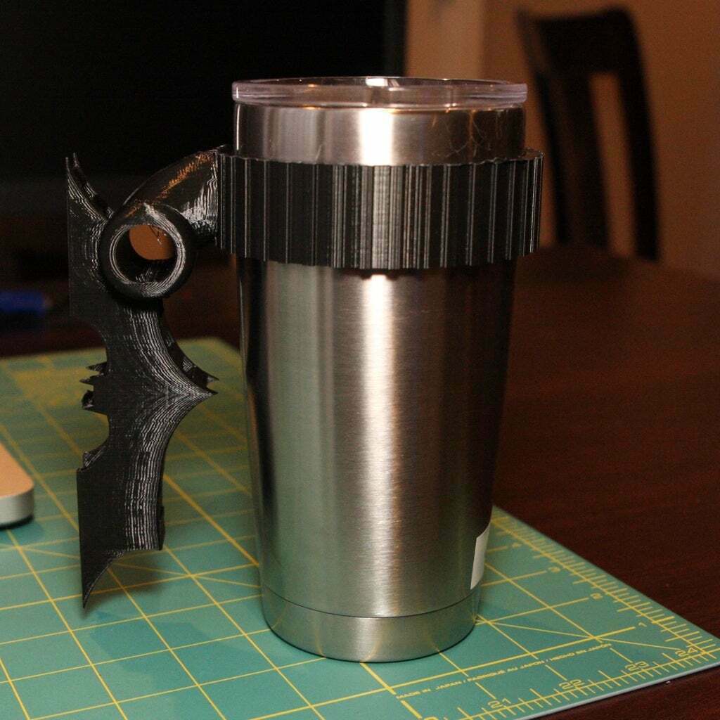 Free STL file YETI 20 oz Batman Handle 🏠・3D printer design to download ...