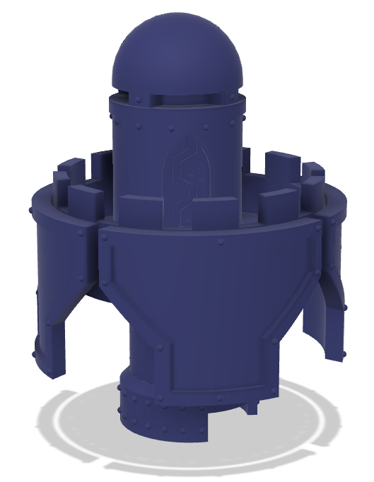 Free STL file 40k Big Wall Lord Titan Fire Control Centre 🔥・3D ...