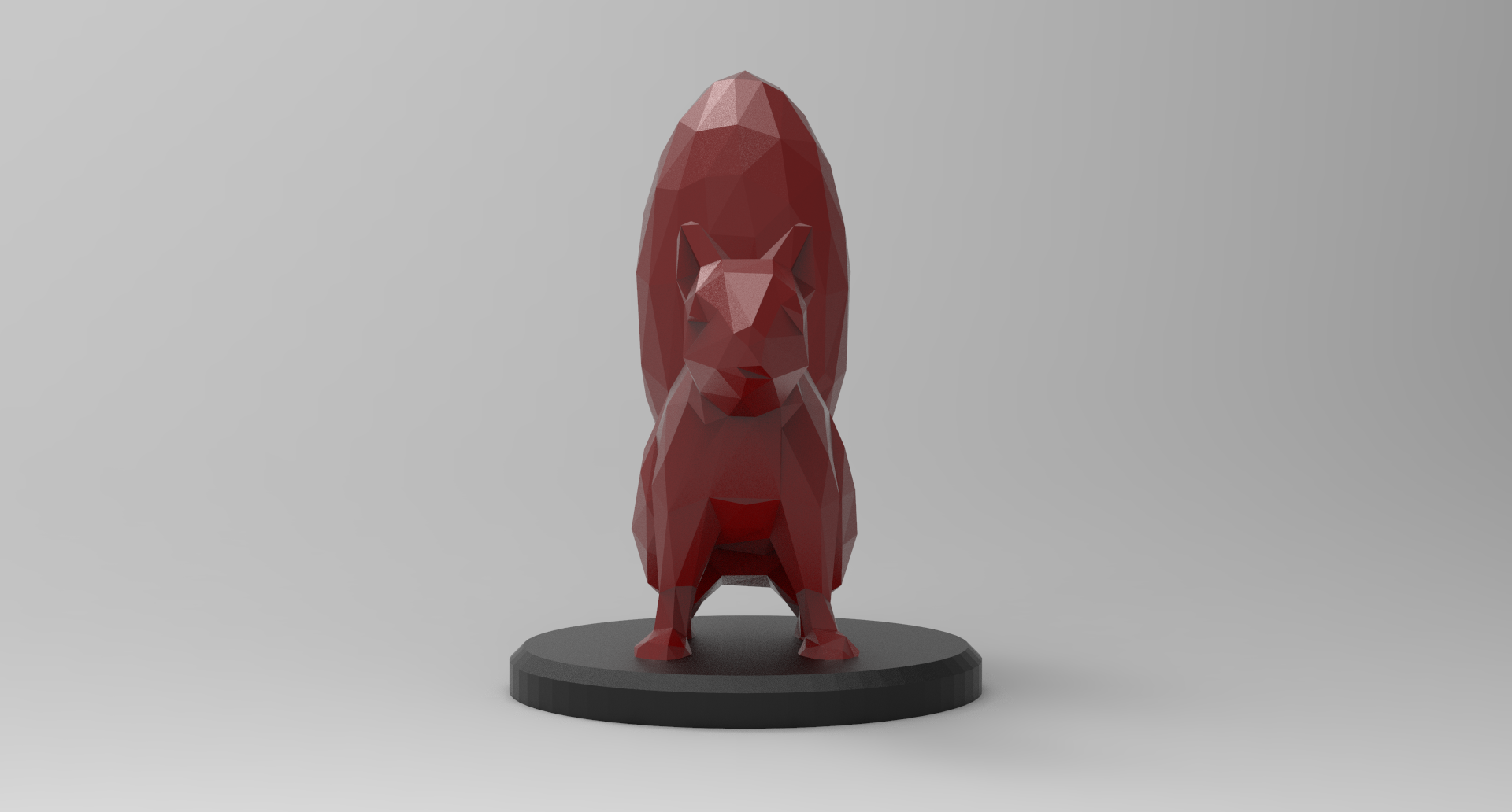 Free STL file Low Poly Squirrel・3D printable model to download・Cults