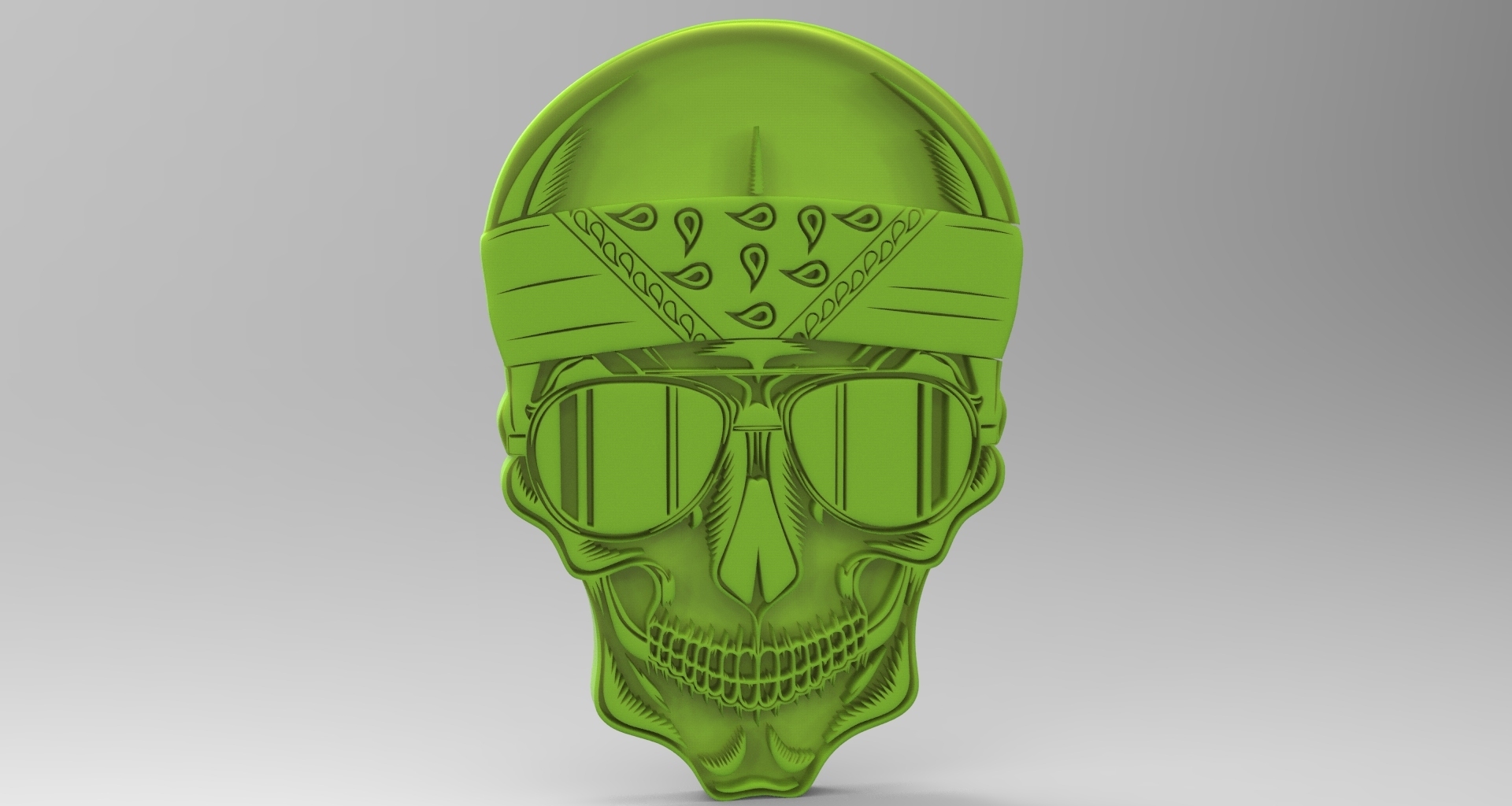 Free STL file skull 2d Wall Sculpture 💀・3D printer design to download・Cults
