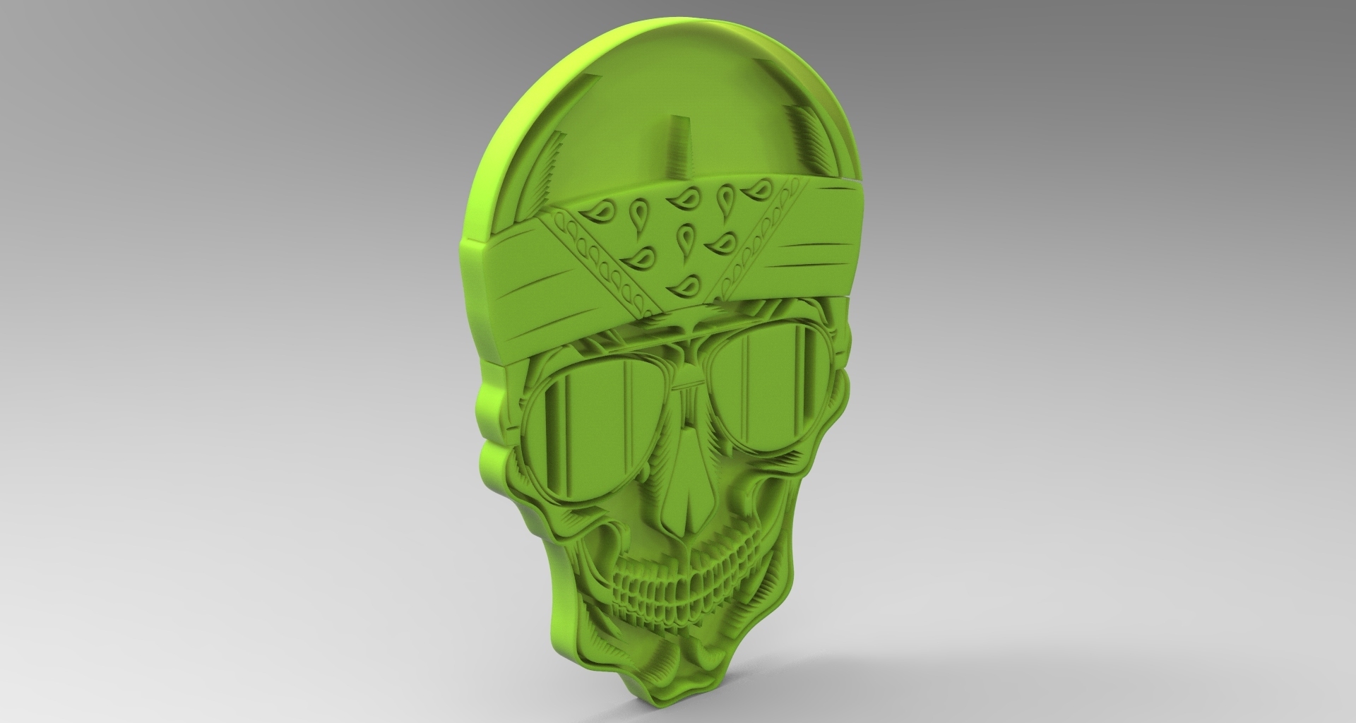 Free STL file skull 2d Wall Sculpture 💀・3D printer design to download・Cults
