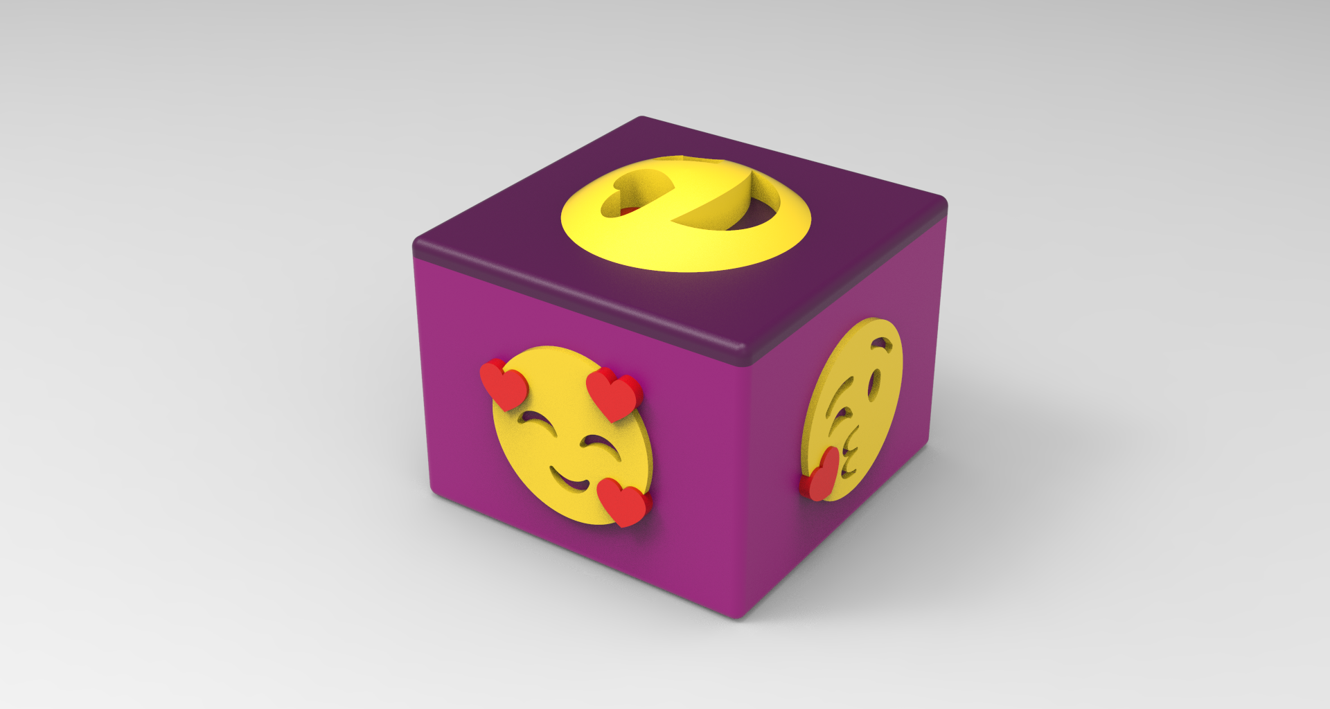 Free STL file Present box emoji 💝・3D print design to download・Cults