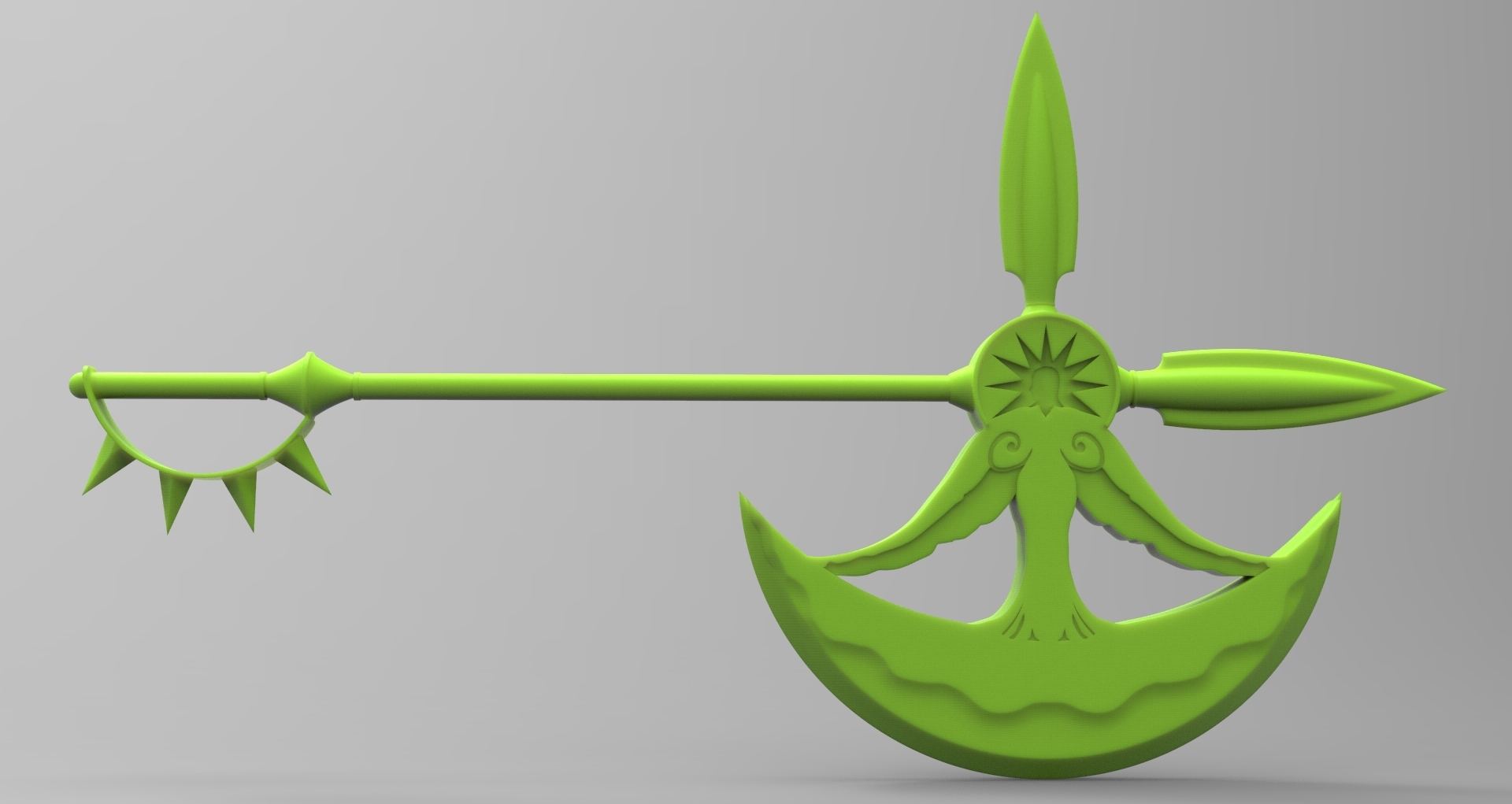 Free STL file Scanners Divine Axe Rhitta・3D printing design to download ...