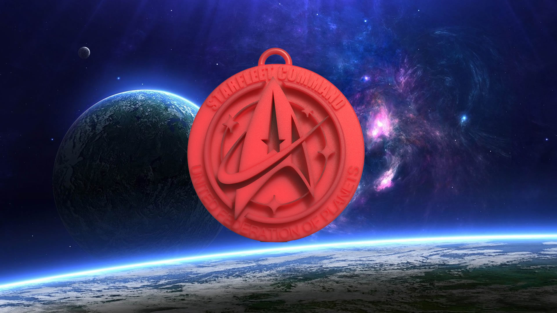 Download STL file Star Trek Keychain • 3D printing template ・ Cults