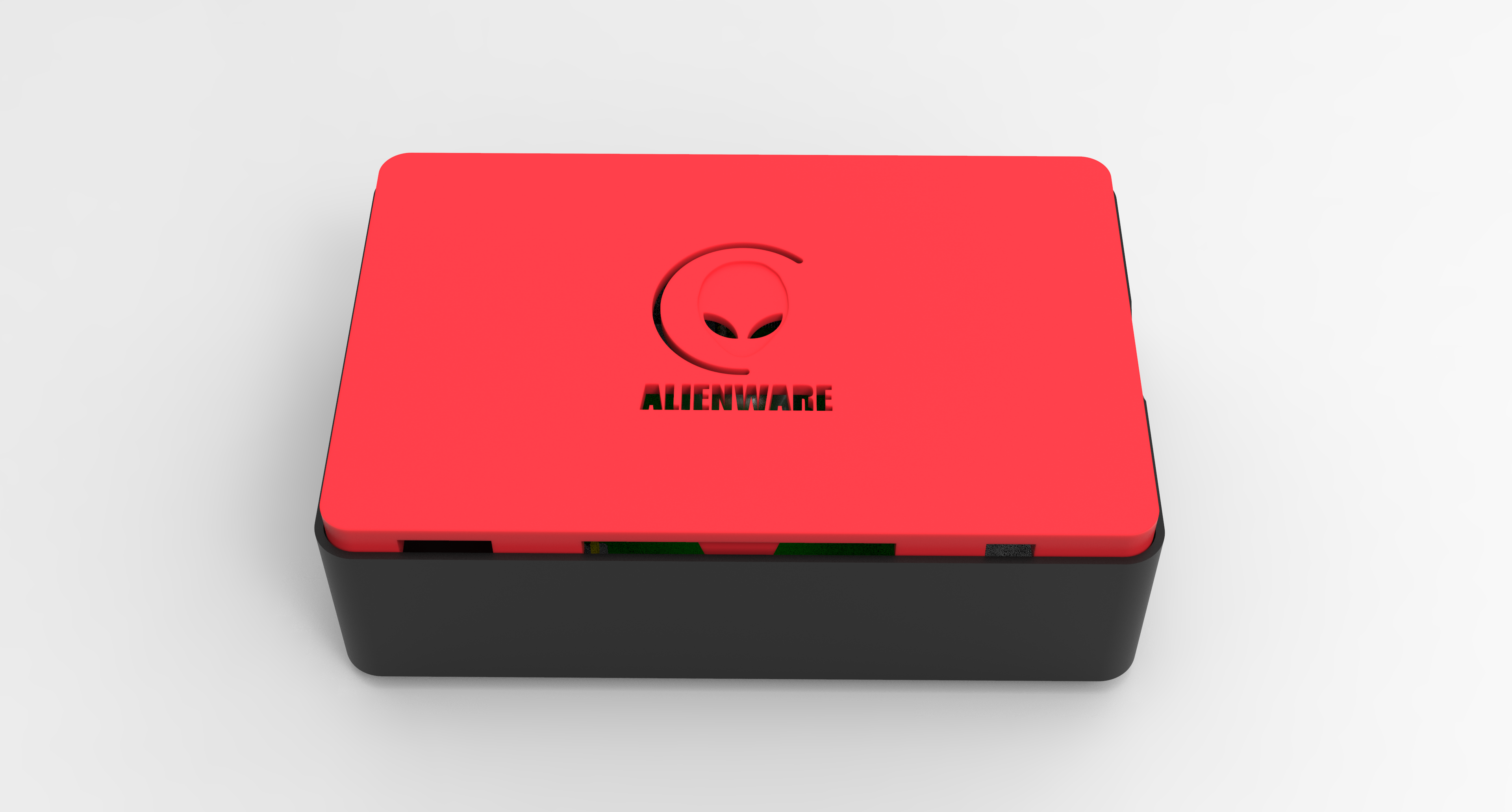 Free STL file RASPBERRY PI 4 CASE ALIENWARE・3D printable design to ...