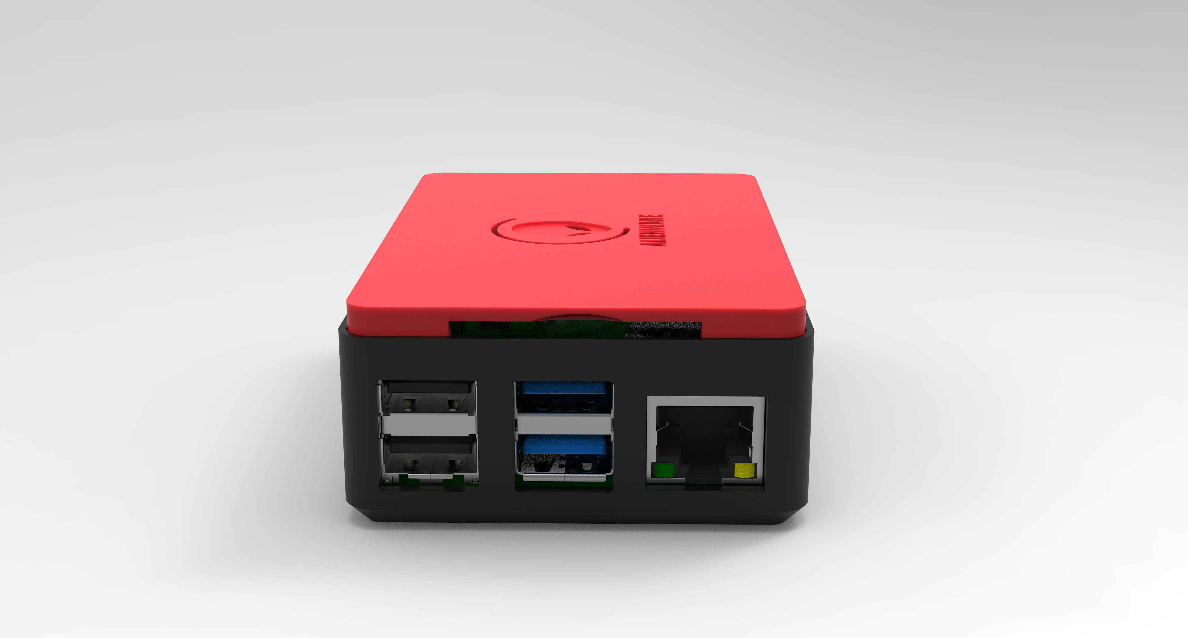 Download STL file RASPBERRY PI 4 CASE ALIENWARE • Object to 3D print ...