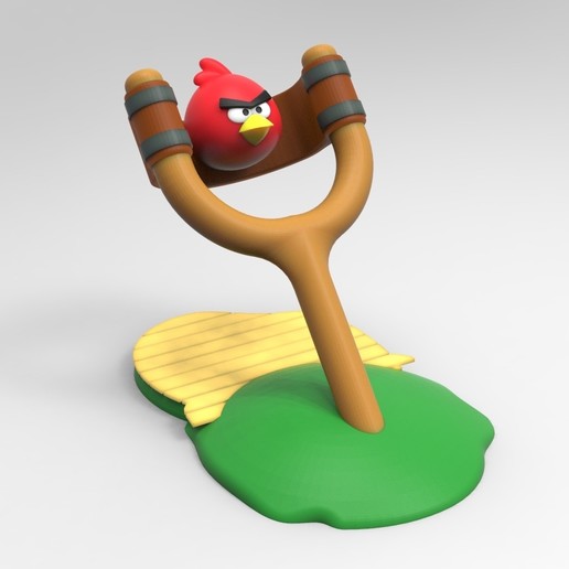 Download STL file Red Angry Birds • 3D print model ・ Cults