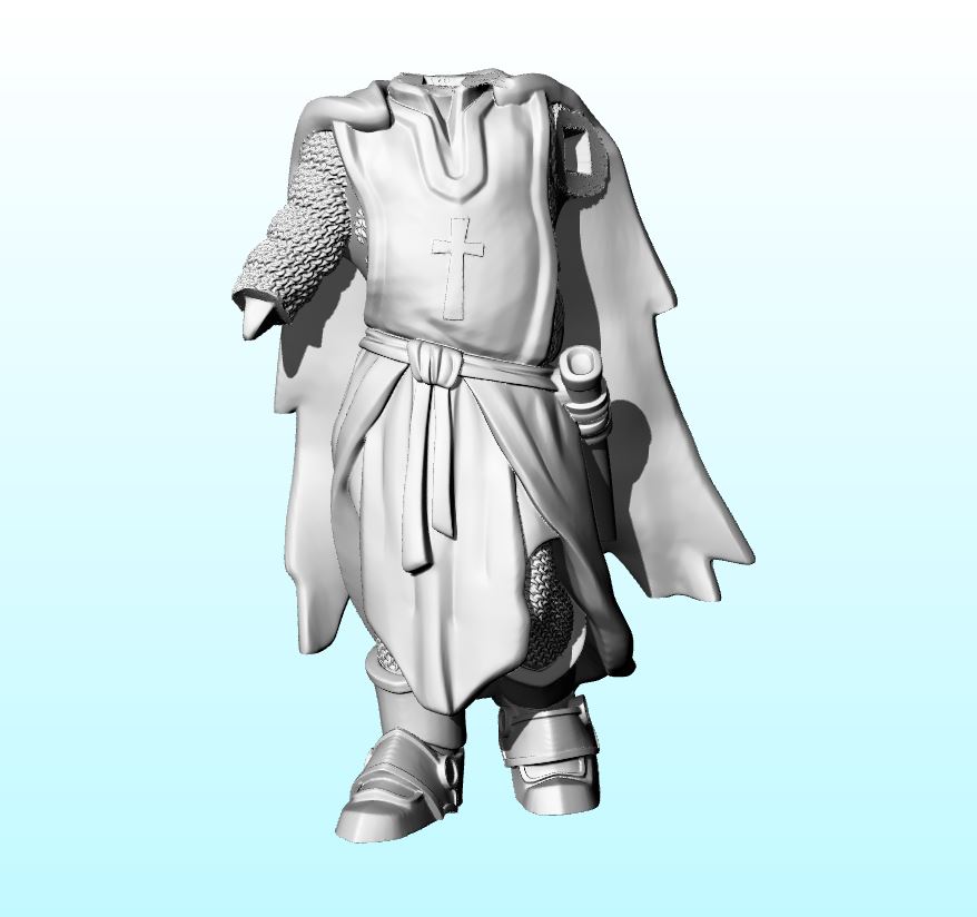 Archivo OBJ Caballero Medieval UC 🇨🇱・Objeto de impresión 3D para ...