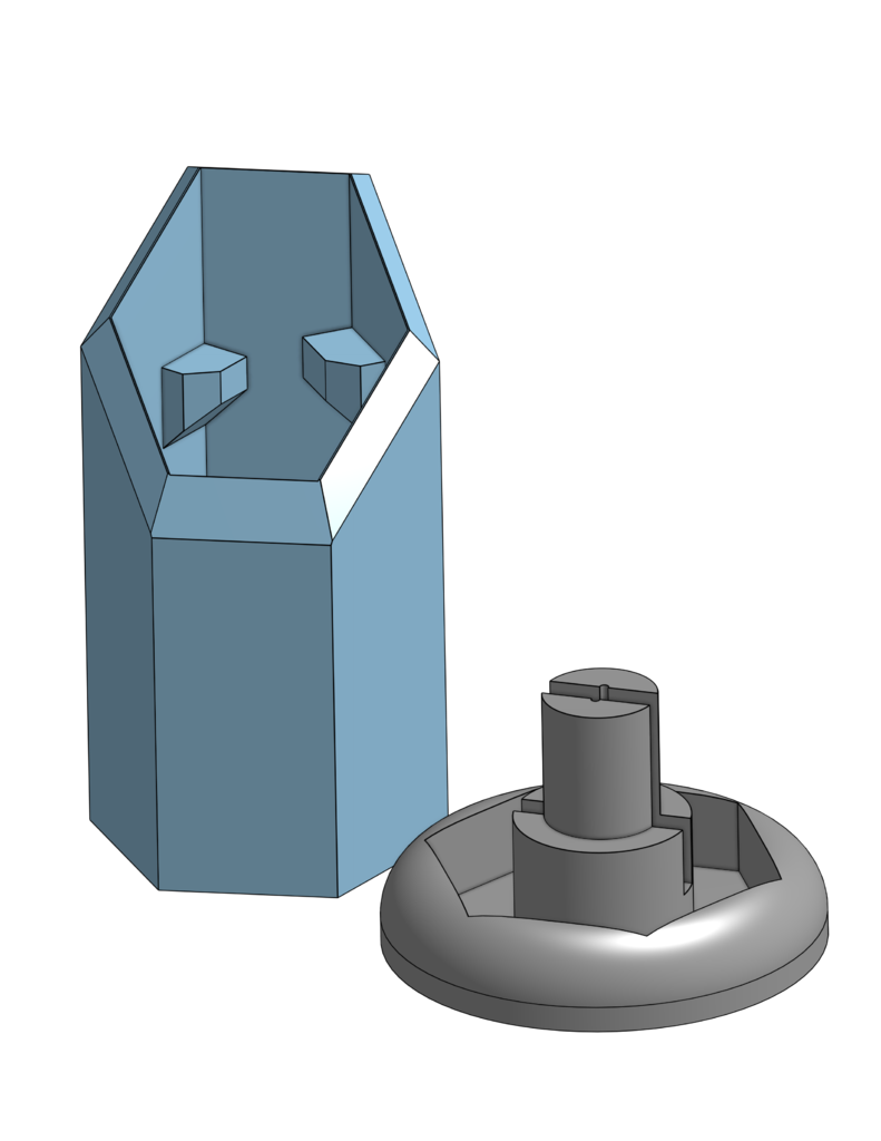 Free STL file Quartz Crystal LED Stand・3D print model to download・Cults