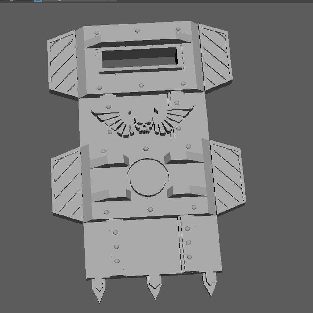 Free STL file Tactical Tower Shield・3D printable design to download・Cults