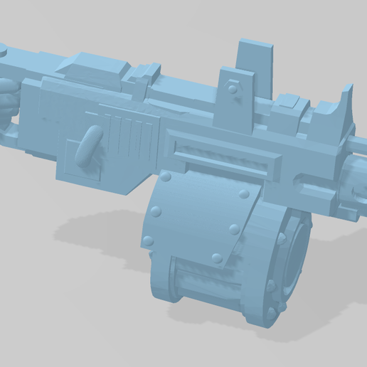 Download free STL file Scifi heavy weapons • Model to 3D print ・ Cults