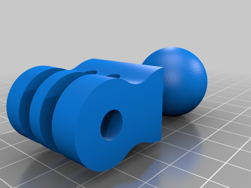 Free STL file Ball and socket joint for Pi Cam arm mount・3D print ...