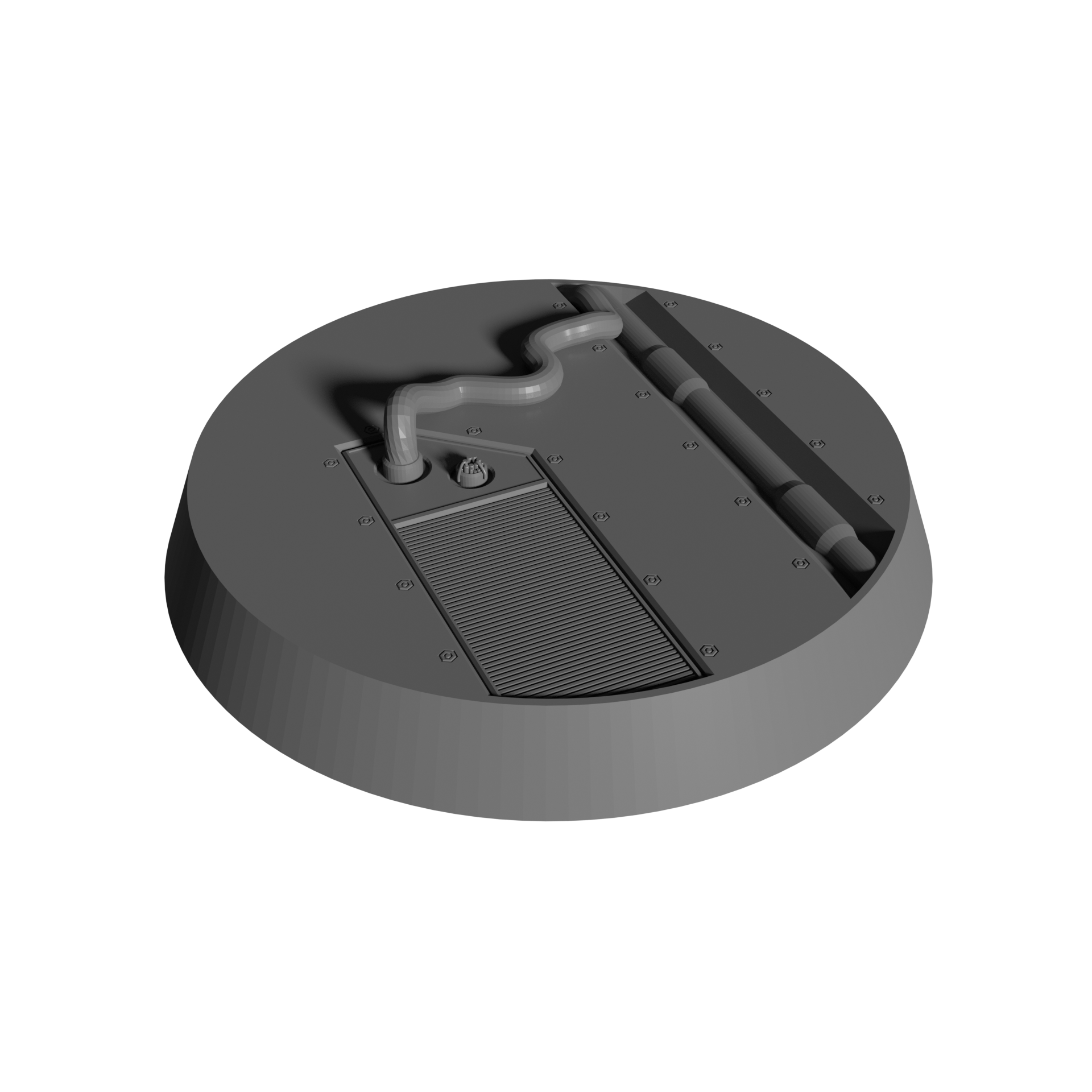 STL file 10x 32mm SciFi / Industrial / AdMech Bases for Warhammer 40k ...