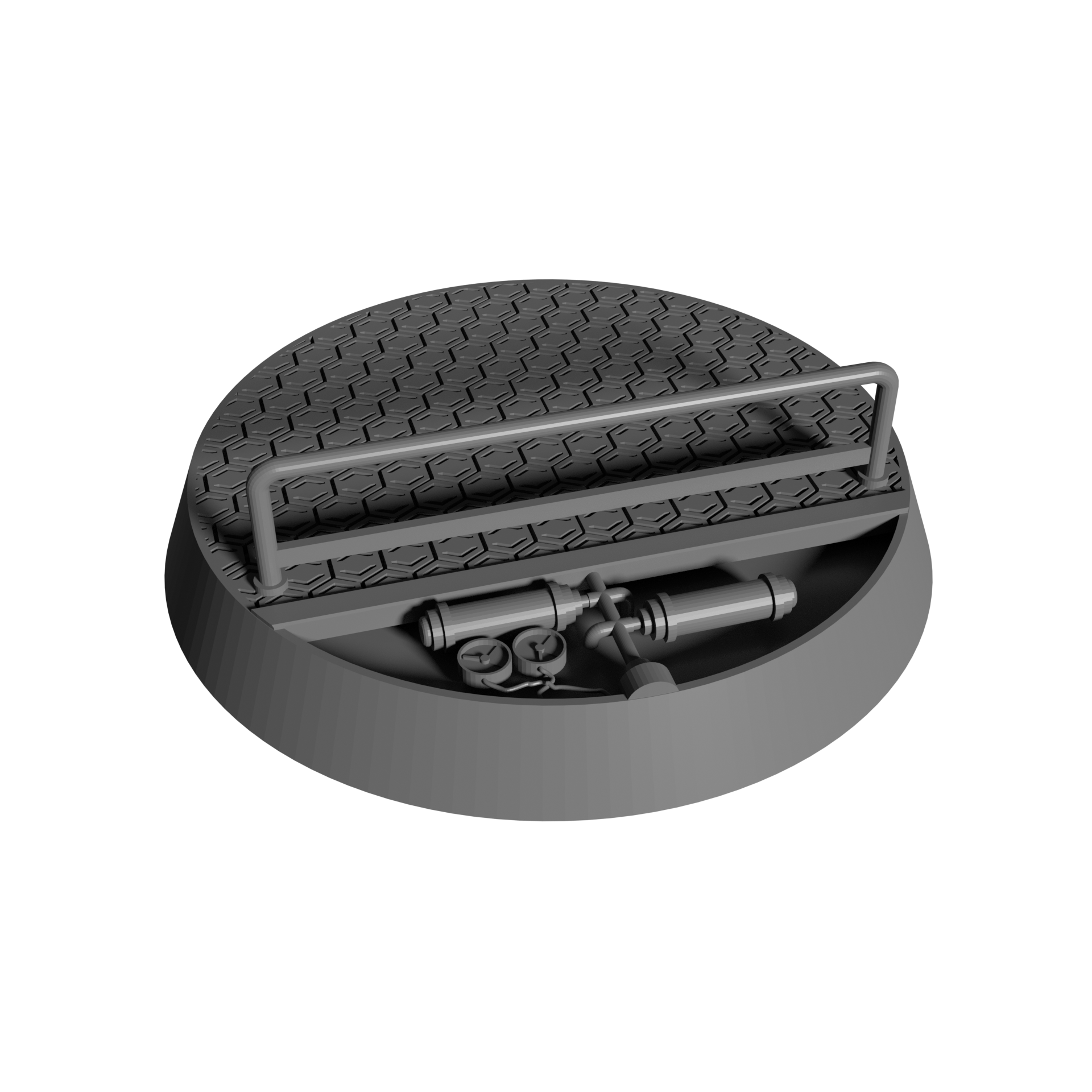 STL file 10x 32mm SciFi / Industrial / AdMech Bases for Warhammer 40k ...