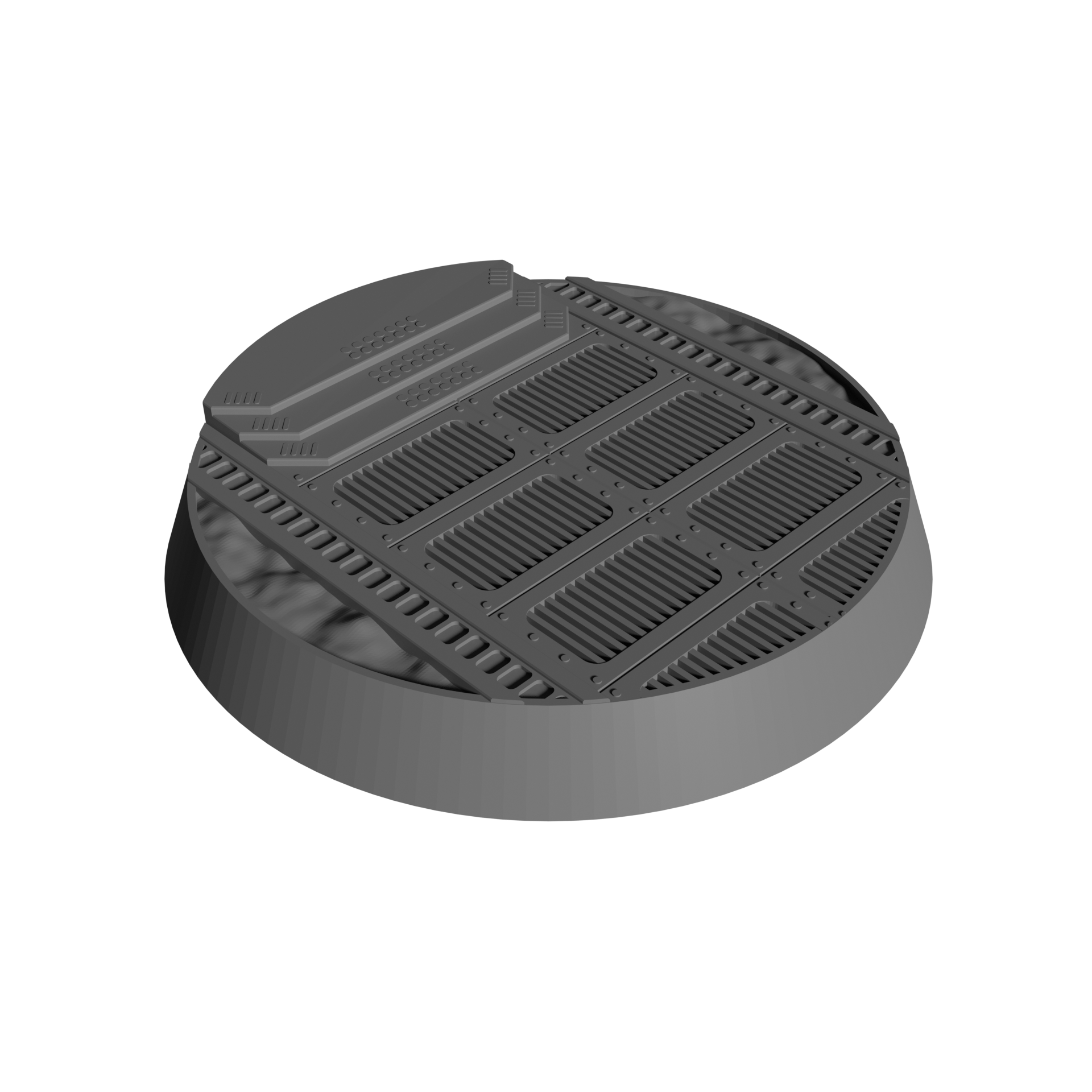 STL file 10x 32mm SciFi / Industrial / AdMech Bases for Warhammer 40k ...