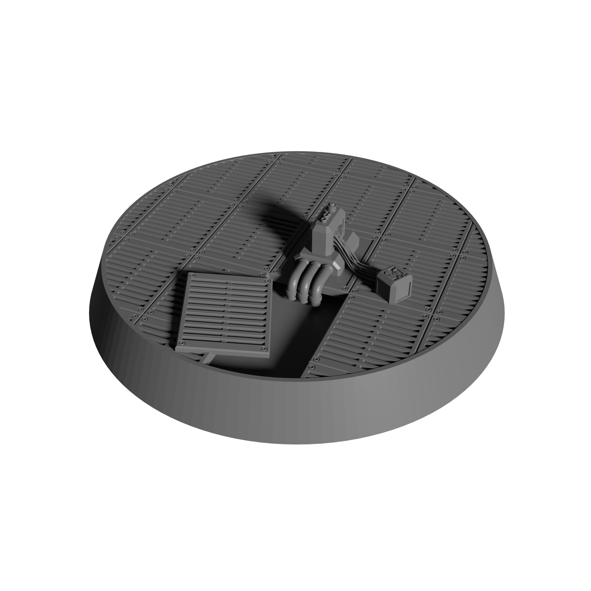 STL file 10x 32mm SciFi / Industrial / AdMech Bases for Warhammer 40k ...