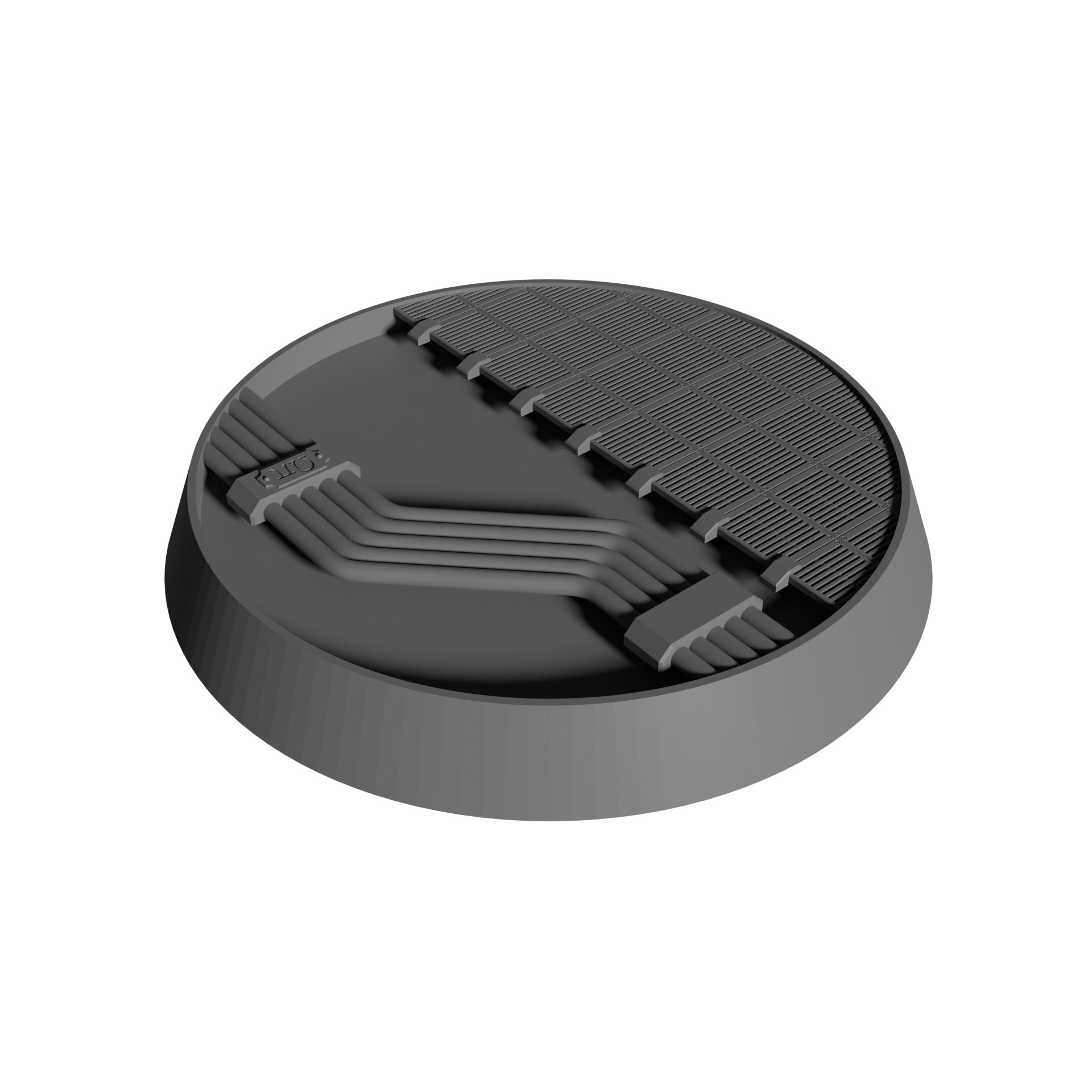 STL file 10x 32mm SciFi / Industrial / AdMech Bases for Warhammer 40k ...