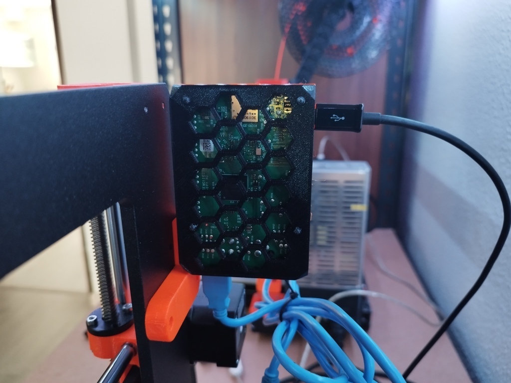 Free 3D file Hexagonal Raspberry pi 3 Prusa MK3S+ support case 🧞‍♂️ ...