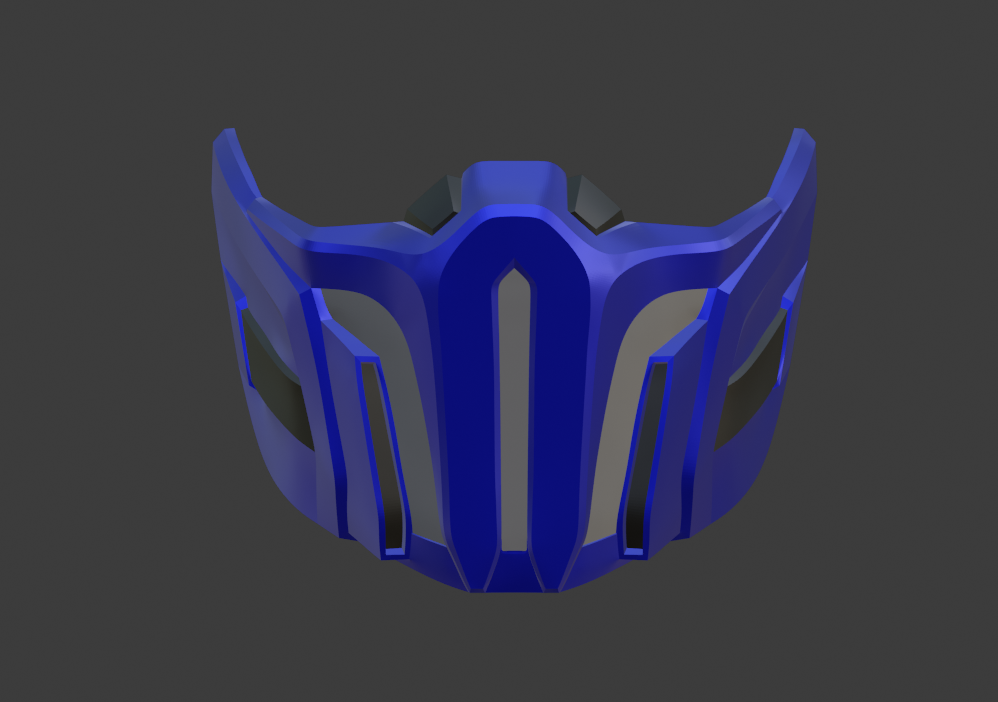 Mortal Kombat Mask Pepakura