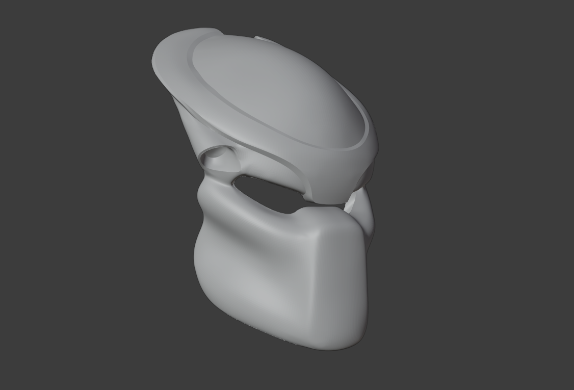 STL file Predator mask - Jungle Hunter 87 🏹・3D print model to download ...