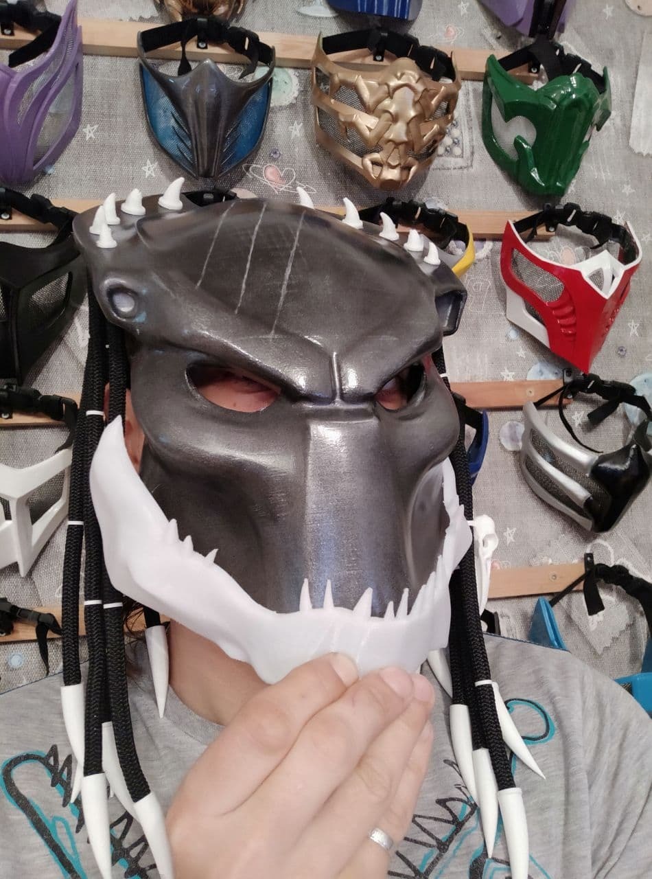 STL file Jaw for Predator mask・3D printable model to download・Cults