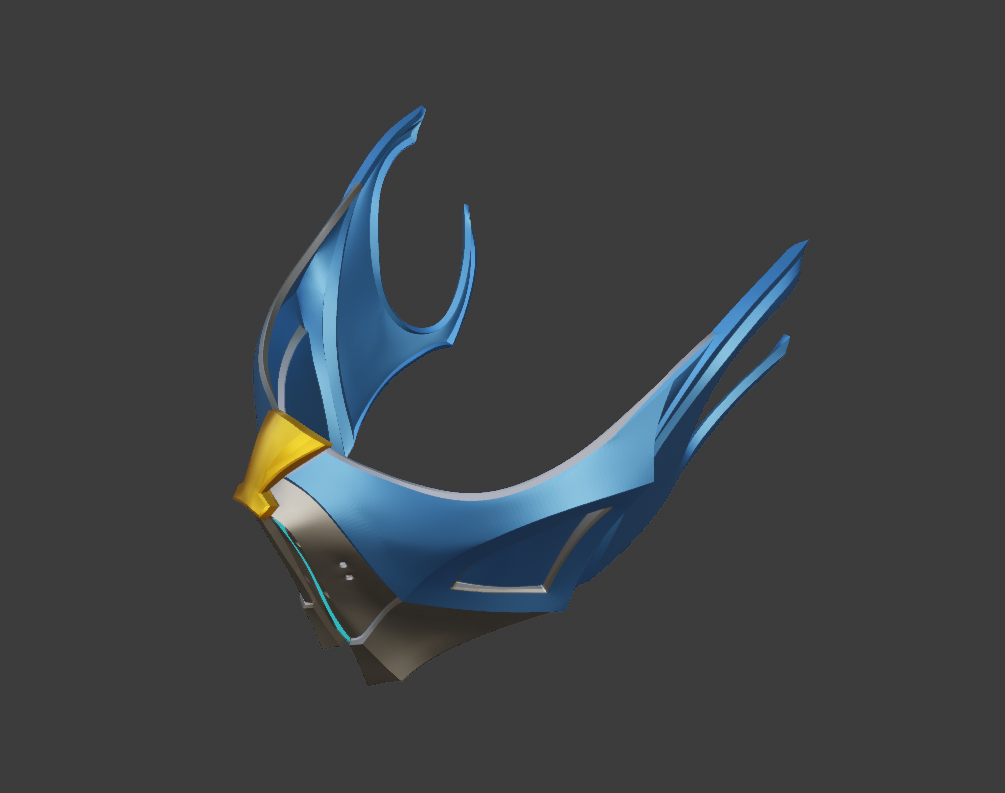 3D file Frost mask from Mortal Kombat 11 - Cyberpunk 🕹・3D printing ...