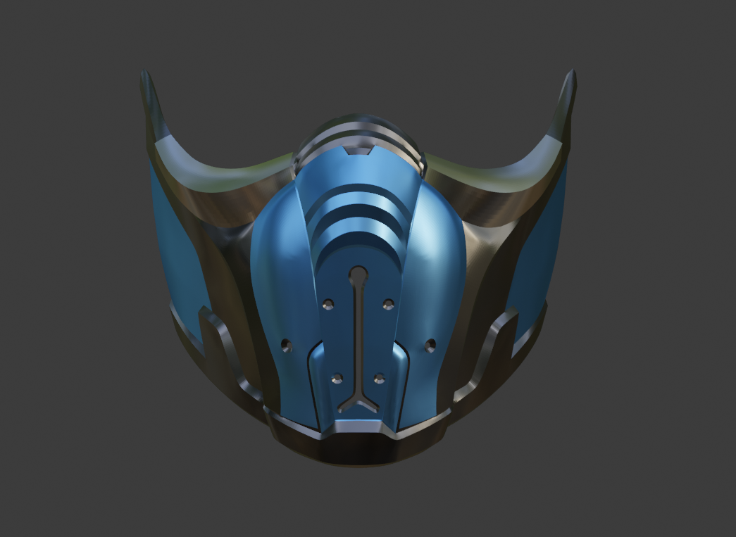 STL file Sub Zero mask from Mortal Kombat 11 - Sleet survivor・3D ...