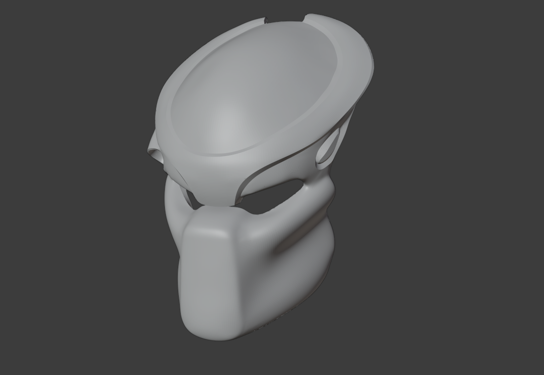STL file Predator mask - Jungle Hunter 87 🏹・3D print model to download ...