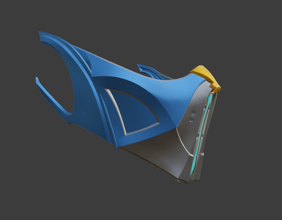 3D file Frost mask from Mortal Kombat 11 - Cyberpunk 🕹・3D printing ...