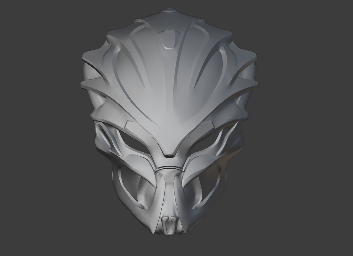 3D file PREDATOR MASK - ABBYS・3D printable design to download・Cults
