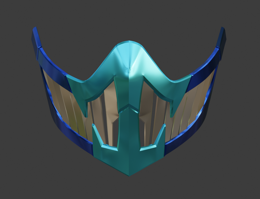 STL file Frost mask from Mortal Kombat 11 - Fatal Frost 🪖・Model to ...