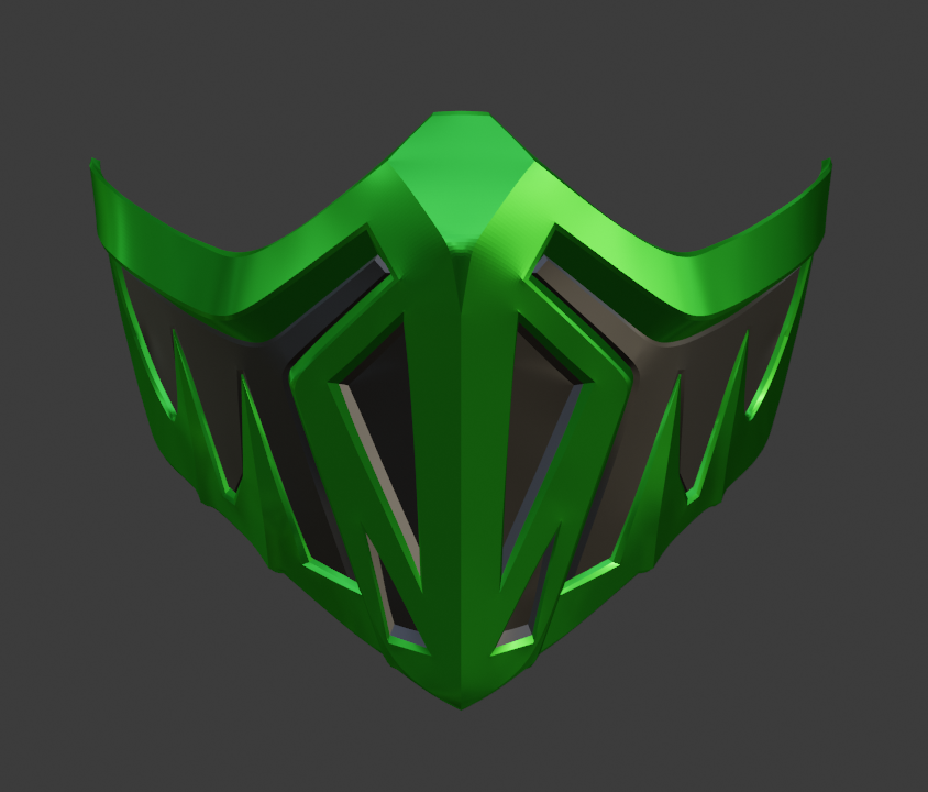 STL file Jade mask from Mortal Kombat 11 - Beryl Star・3D printing ...