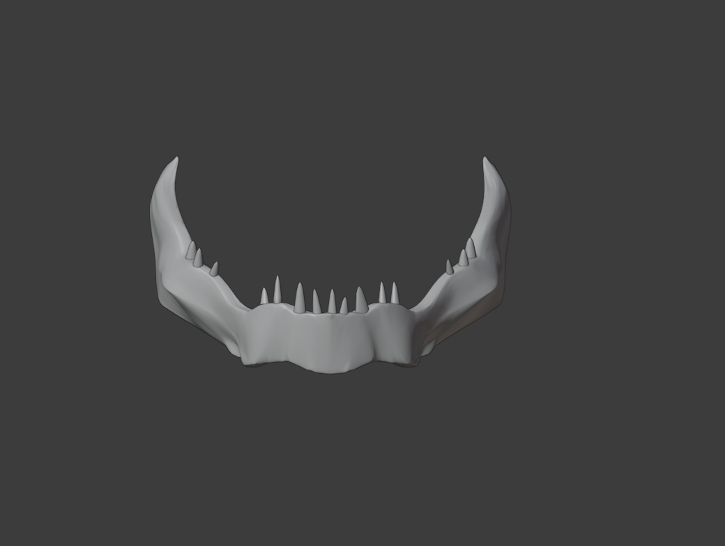 STL file Jaw for Predator mask・3D printable model to download・Cults
