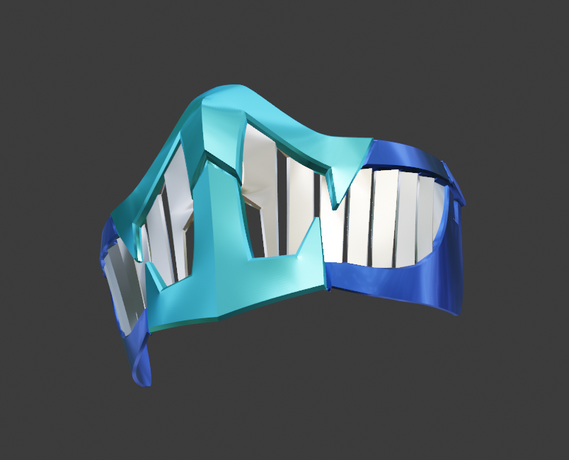 STL file Frost mask from Mortal Kombat 11 - Fatal Frost 🪖・Model to ...