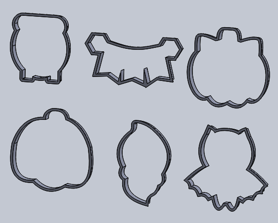 Free STL file halloween boo cutter set・3D printable object to download ...
