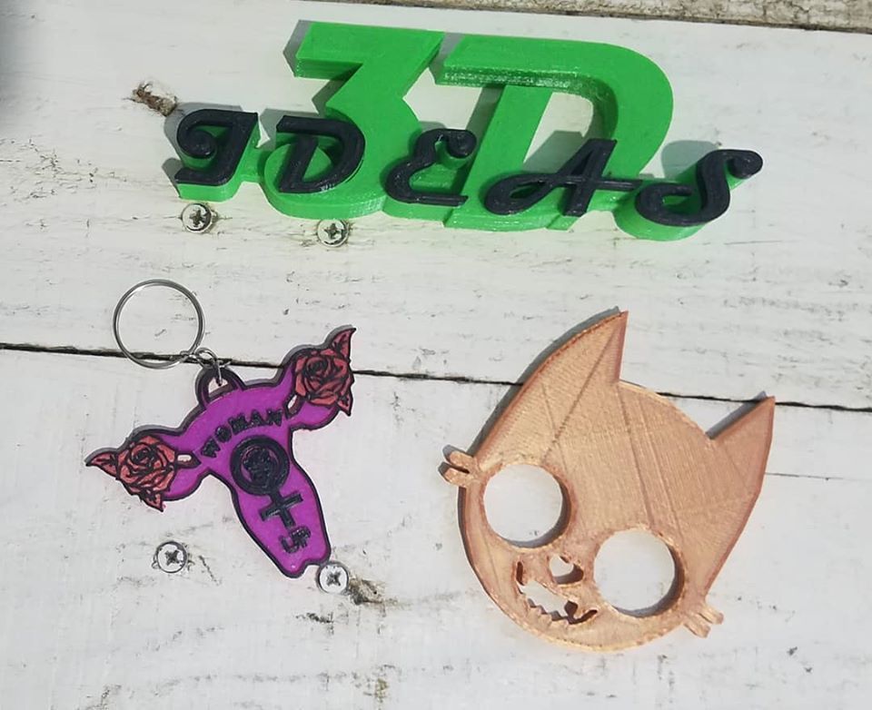 Free STL file key fobs self-defence・3D printing template to download・Cults