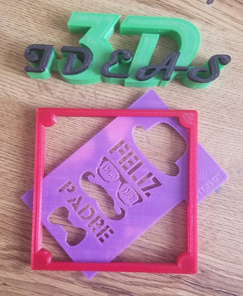 Free STL file stencil father's day・3D printing template to download・Cults