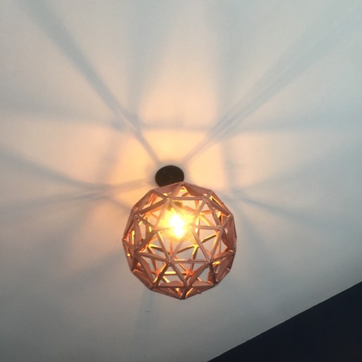 3D printed Geodesic Sphere Lamp Shade ・ Cults